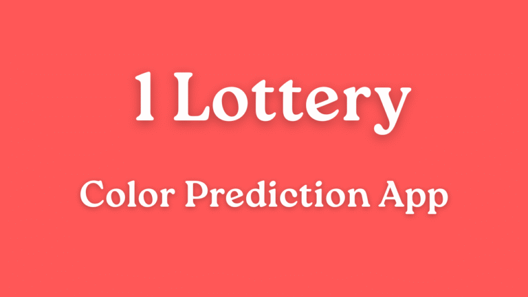 1 Lottery Login & Register